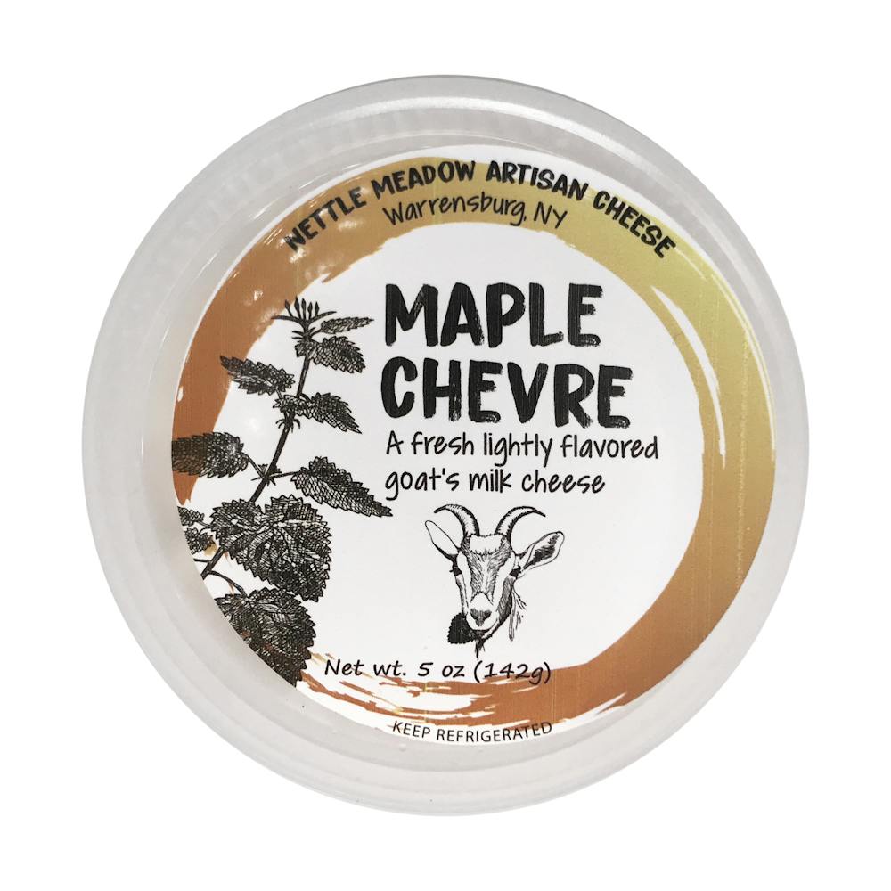 Nettle Meadow Artisan Cheese Maple Chevre 5oz :: Cheese