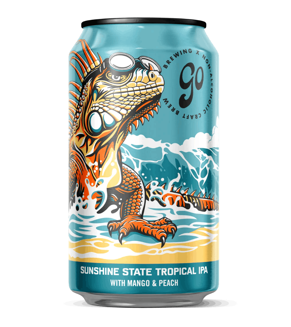 Go Brewing Sunshine State Tropical IPA 12oz Can :: Non-Alcoholic Beer