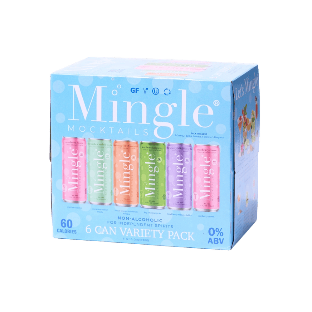 Mingle Mocktails Pool Party Variety Pack 6-12oz Cans :: Non-Alcoholic ...