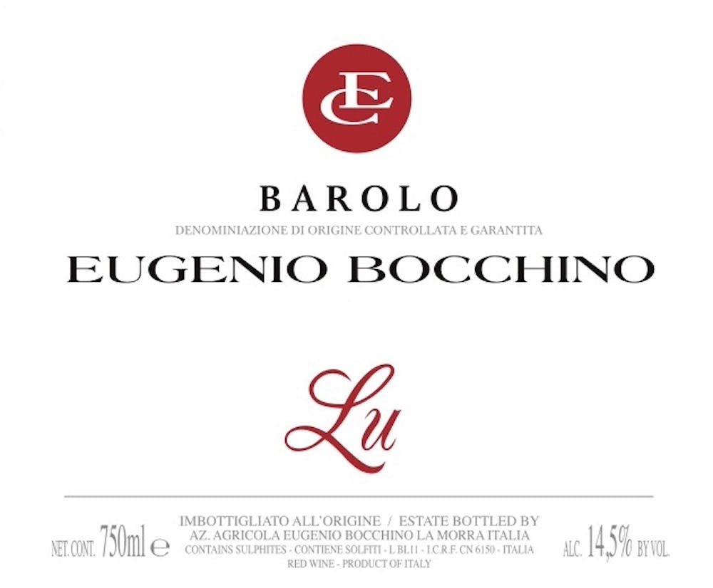 Eugenio Bocchino Lu Barolo DOCG 2018 :: Italian Red