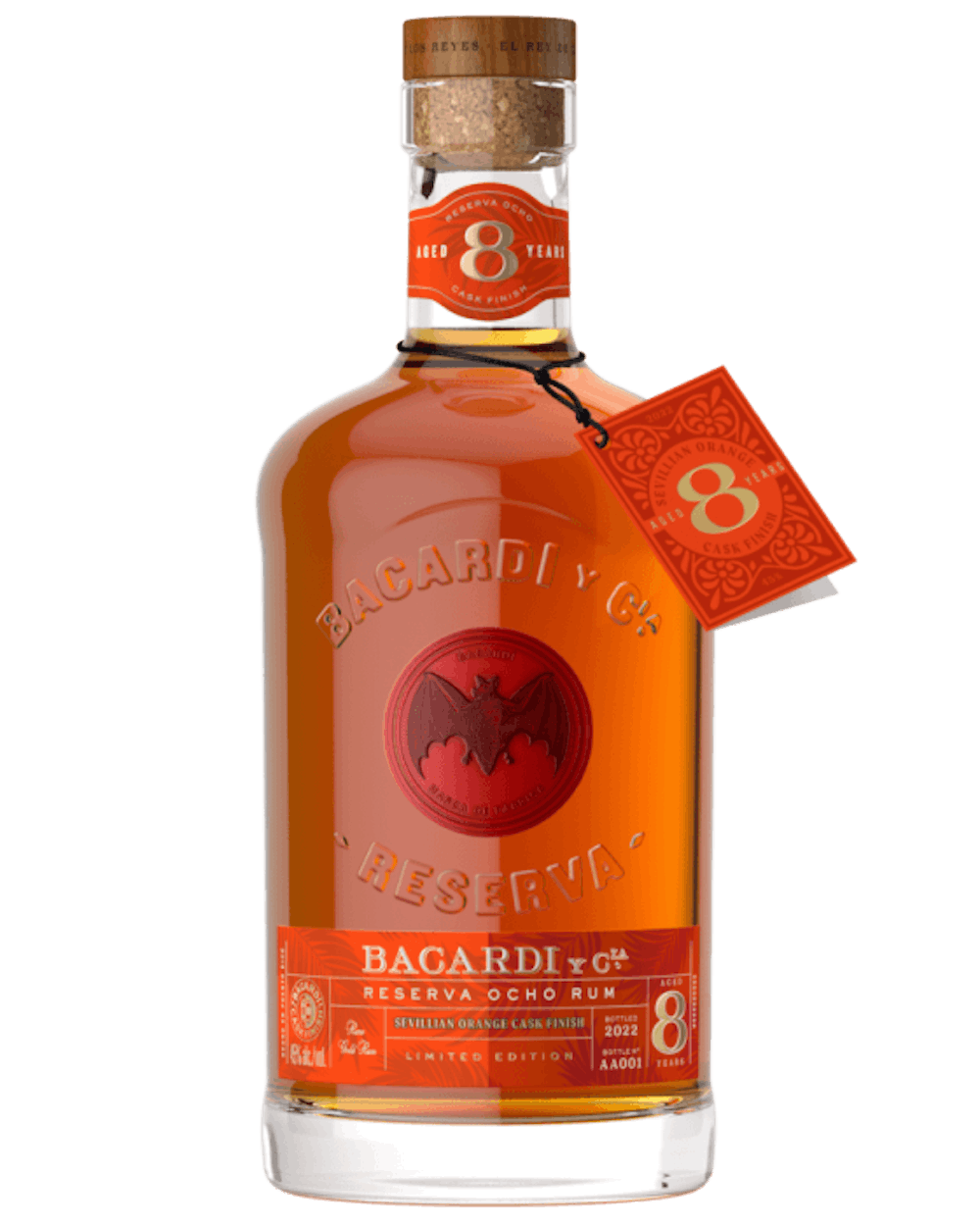 Bacardi Ocho Rum Sevillian Orange Cask Finish :: Rum