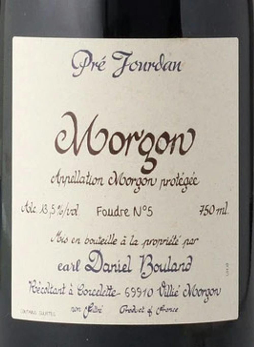 Daniel Bouland Morgan Pre Jourdan 2021 :: Beaujolais