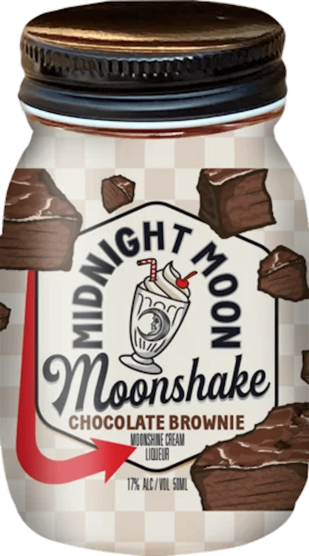 Midnight Moon 'Moonshake' Chocolate Brownie Liqueur 50ml :: Cordials ...
