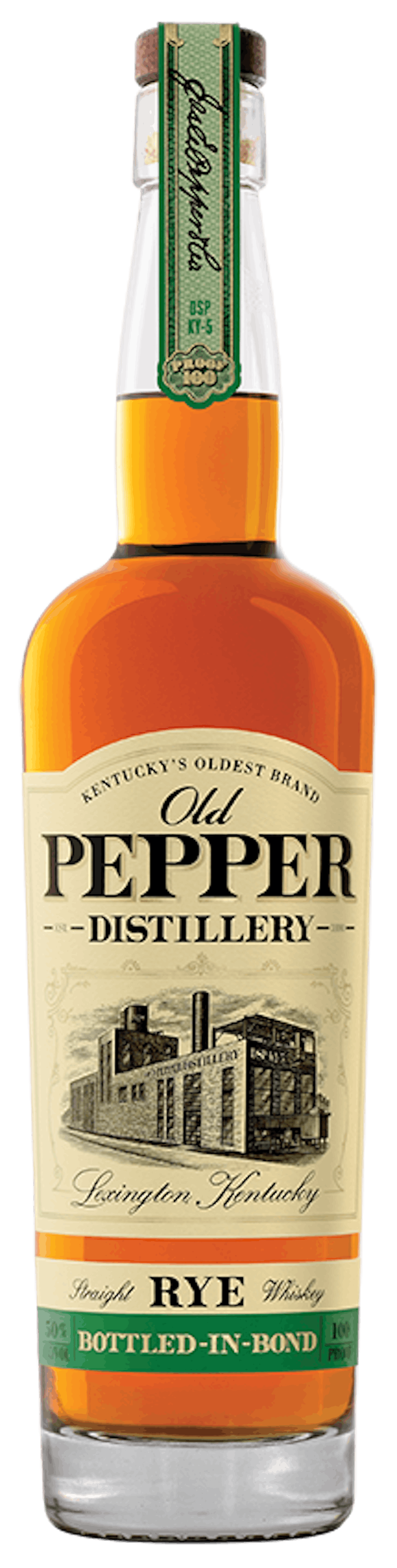 Old Pepper Distillery Straight Rye Bottled in Bond :: Rye