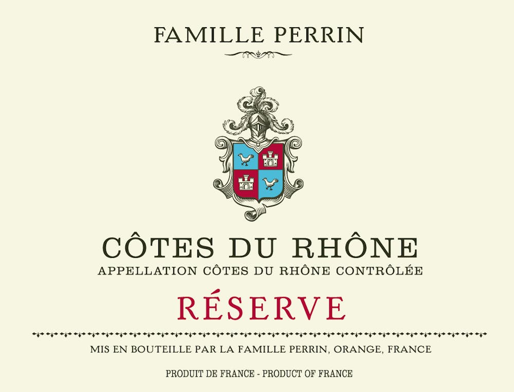 Famille Perrin Reserve Rouge 2021 :: Rhone Blend Red
