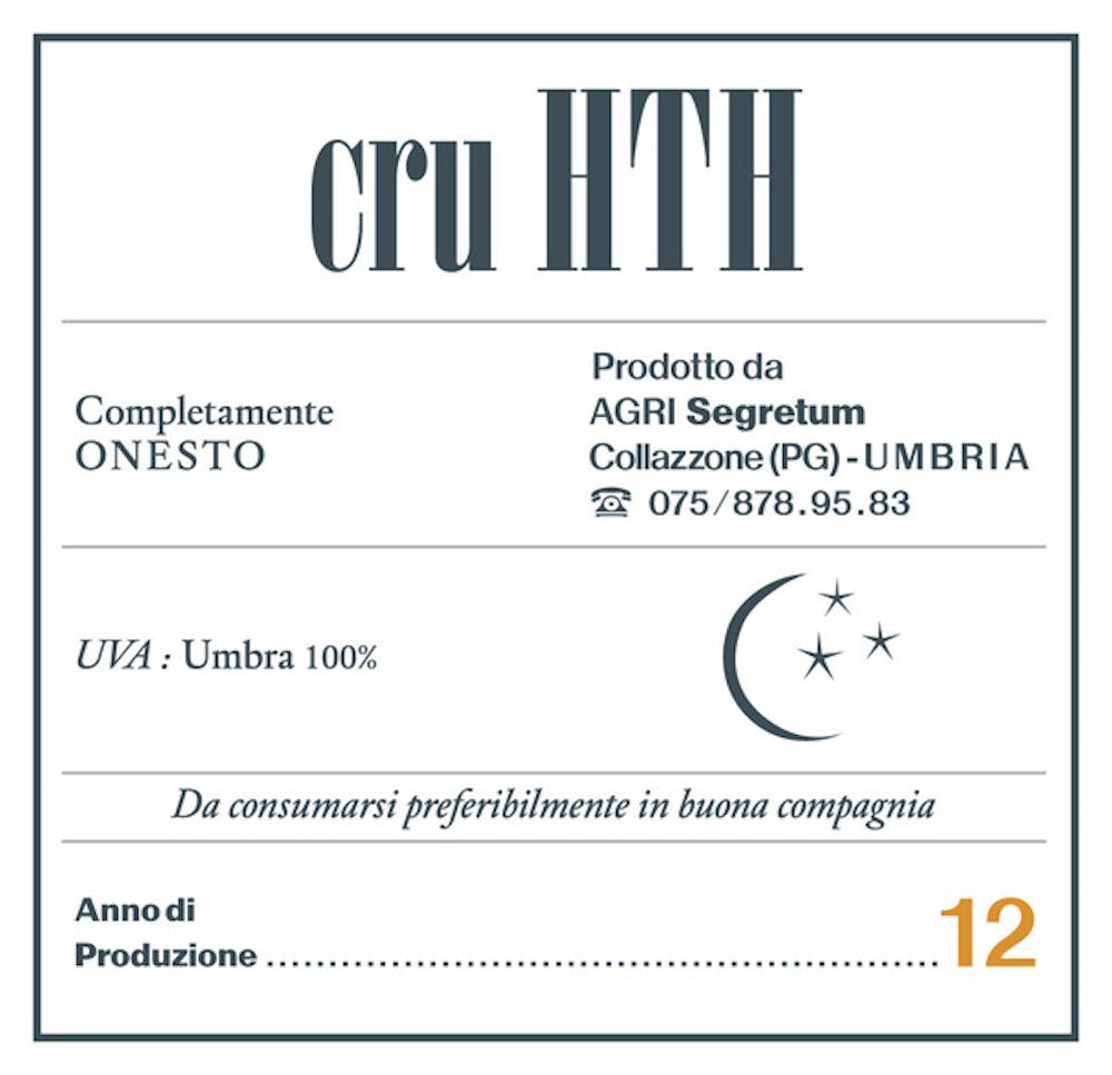 Agri Segretum Cru HTH Sagrantino 2017 :: Italian Red