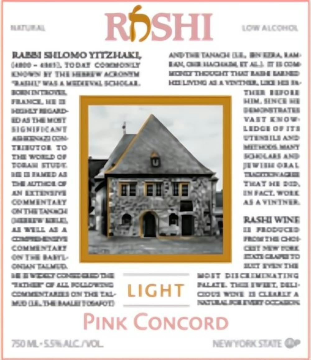 Rashi Winery 'Light Pink' Concord NV :: New York White