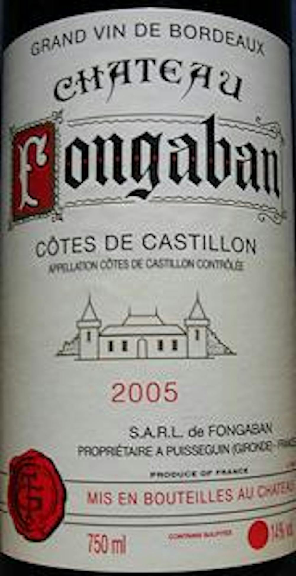 Chateau Fongaban Cotes de Castillon 2006 :: Bordeaux Red