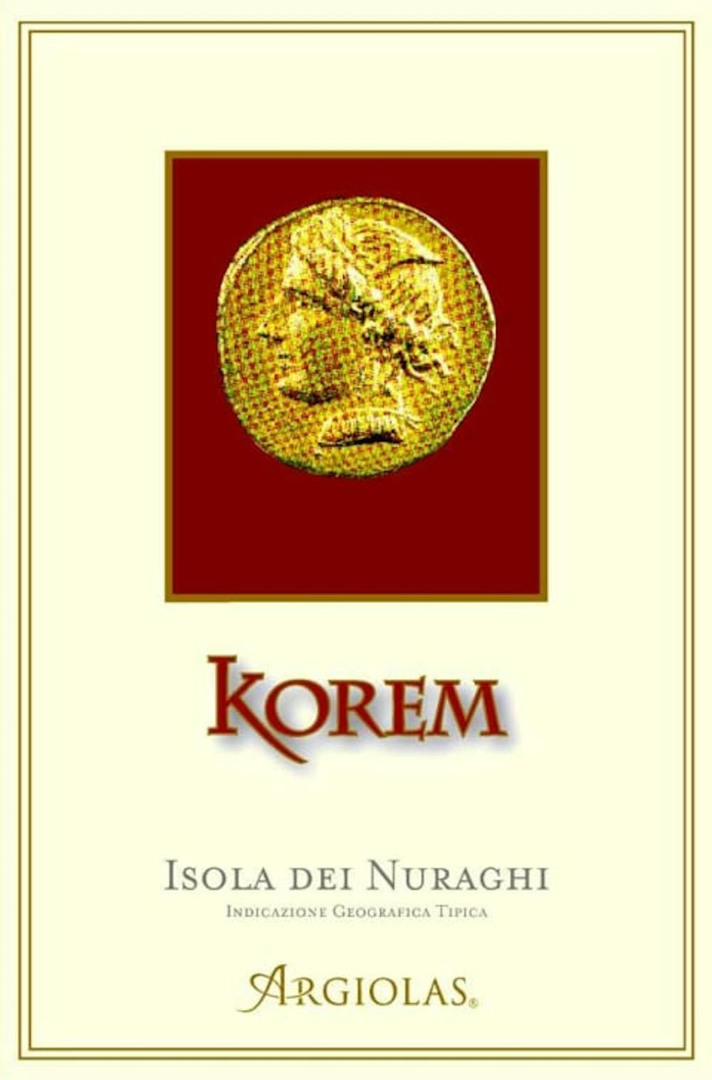 Argiolas Korem 2019 :: Italian Red