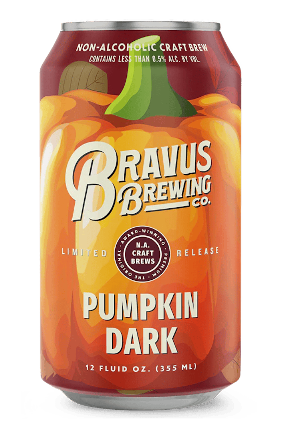 Bravus Brewing Co. Pumpkin Dark 12oz Can :: Non-Alcoholic Beer