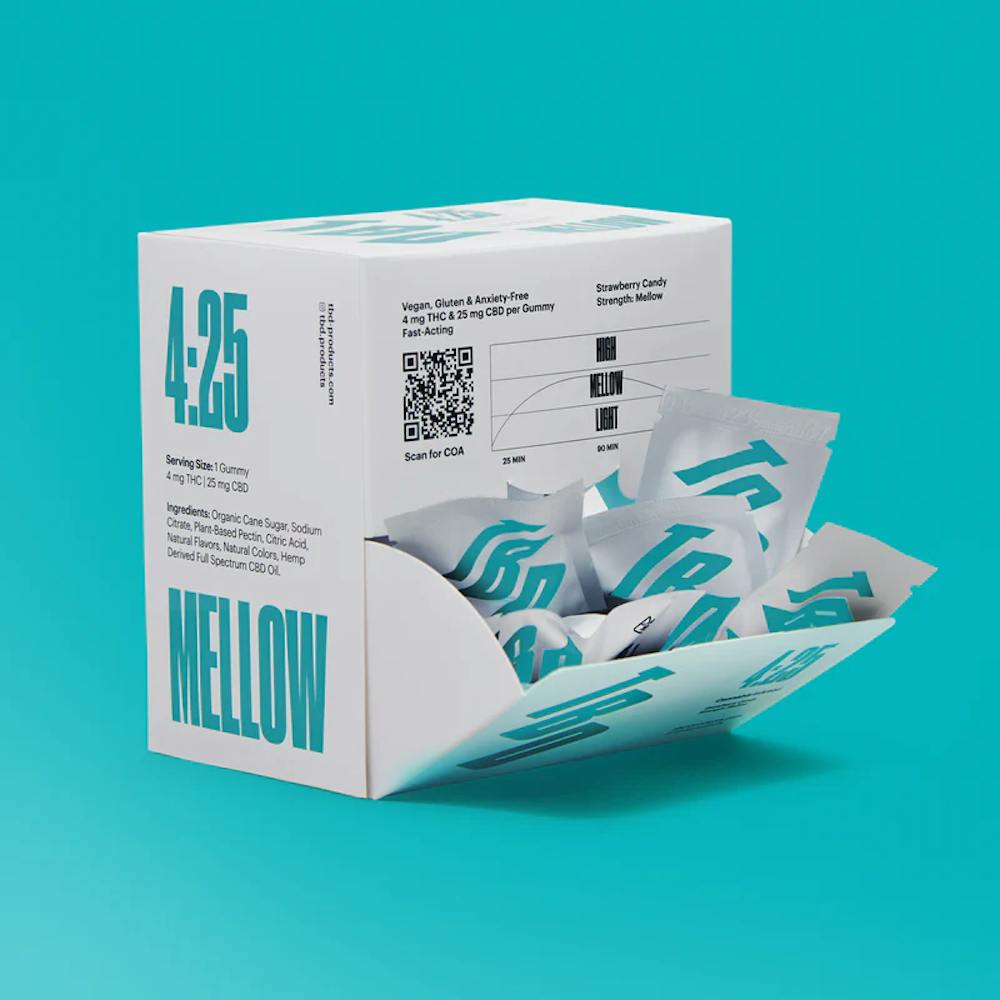 Studio TBD 4:25 THC/CBD Strawberry Gummy (Single) :: CBD Food