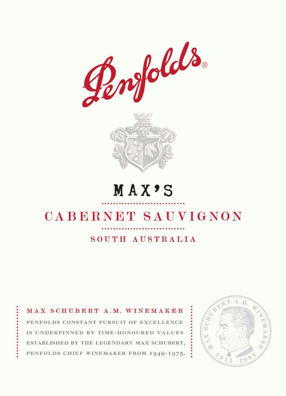 Penfolds Max's Cabernet Sauvignon 2021 :: Cabernet Sauvignon