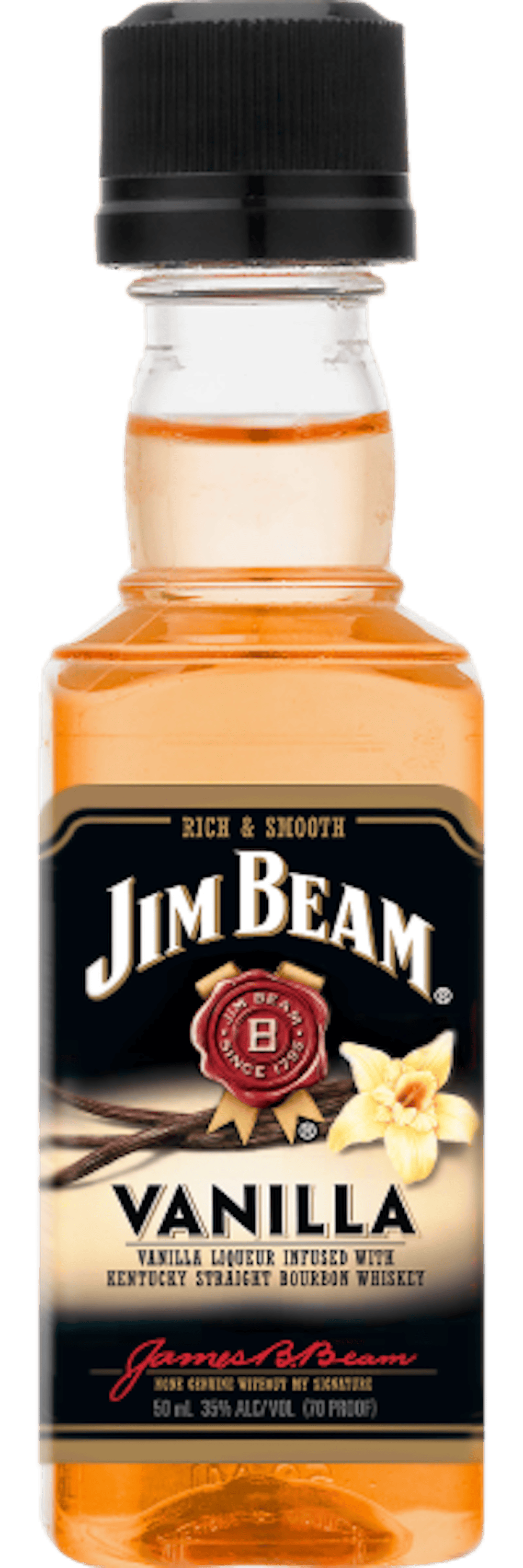 Jim Beam 'Vanilla' 50ml Bourbon 70proof :: Bourbon