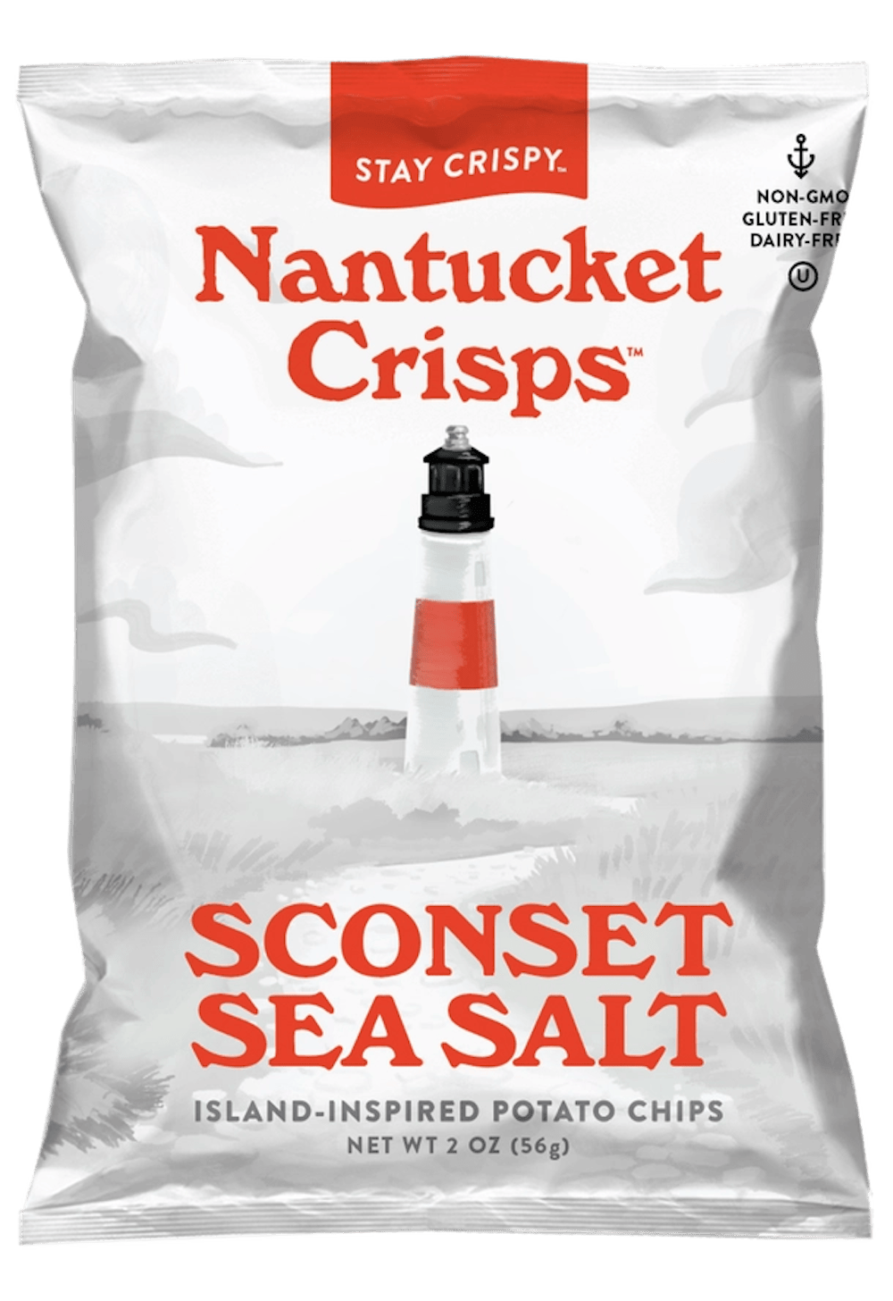 Nantucket Crisps Sconset Sea Salt Potato Chips 2oz :: Snacks, Chips ...