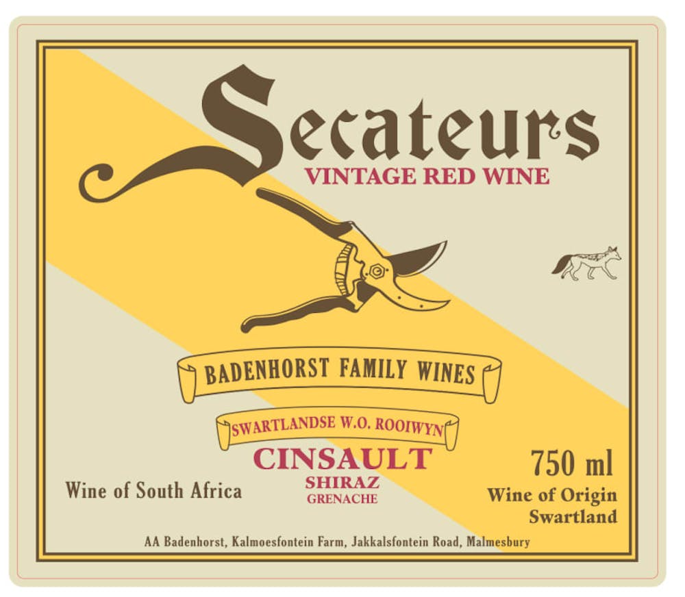 Badenhorst 'Secateurs' Red Blend 2021 :: Red Blends
