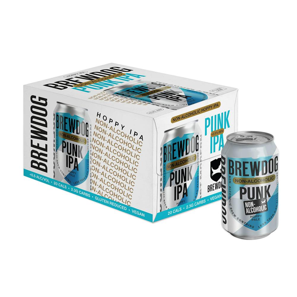 BrewDog Punk AF Non-Alcoholic Hoppy Pale 6-12oz Cans :: Non-Alcoholic Beer