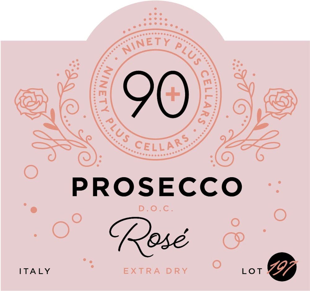 Ninety Plus 90+ Cellars 'Lot 197' Prosecco Rose NV :: Rosé