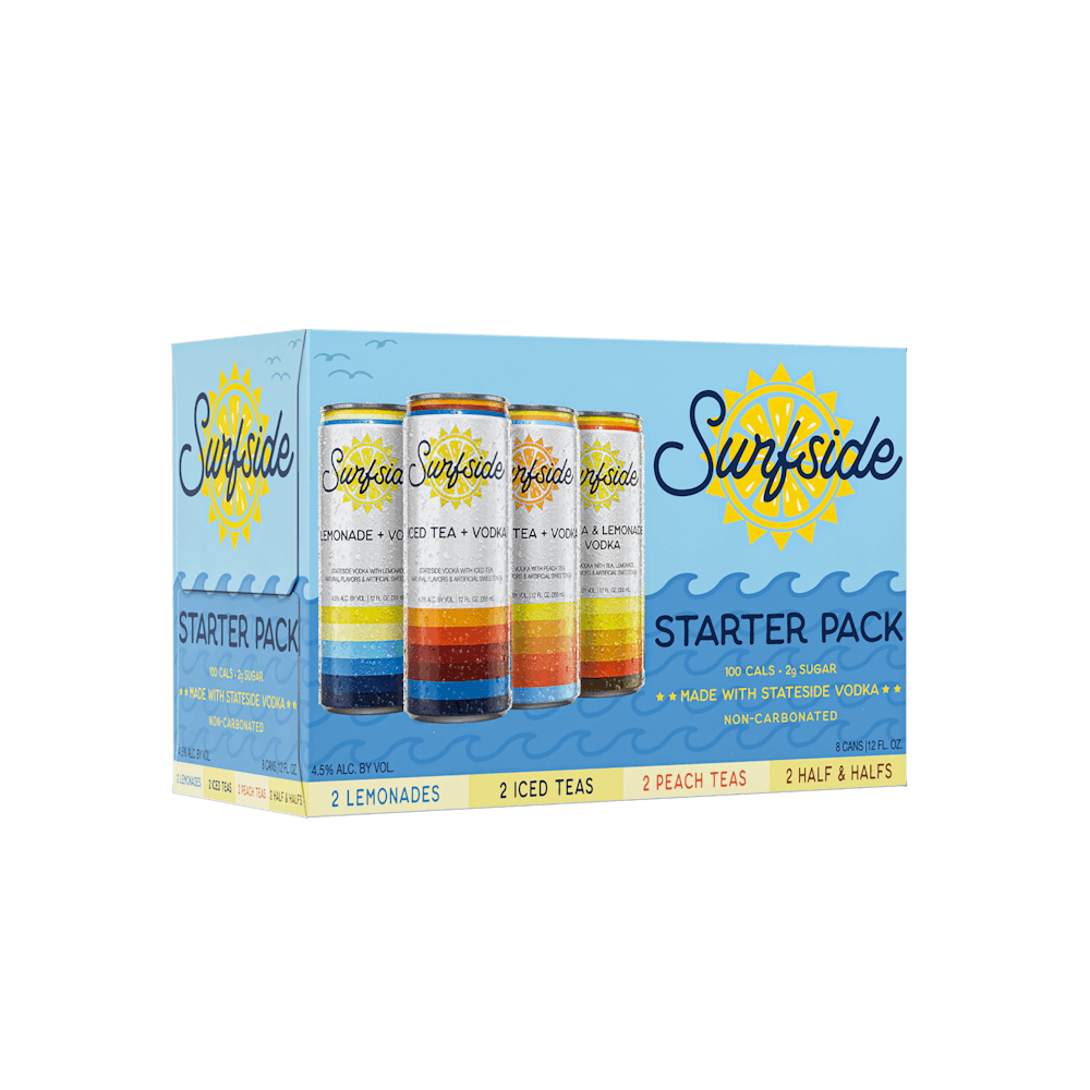 Surfside 'Starter Pack' Iced Tea + Vodka 8-12oz Cans :: Ready to Go ...