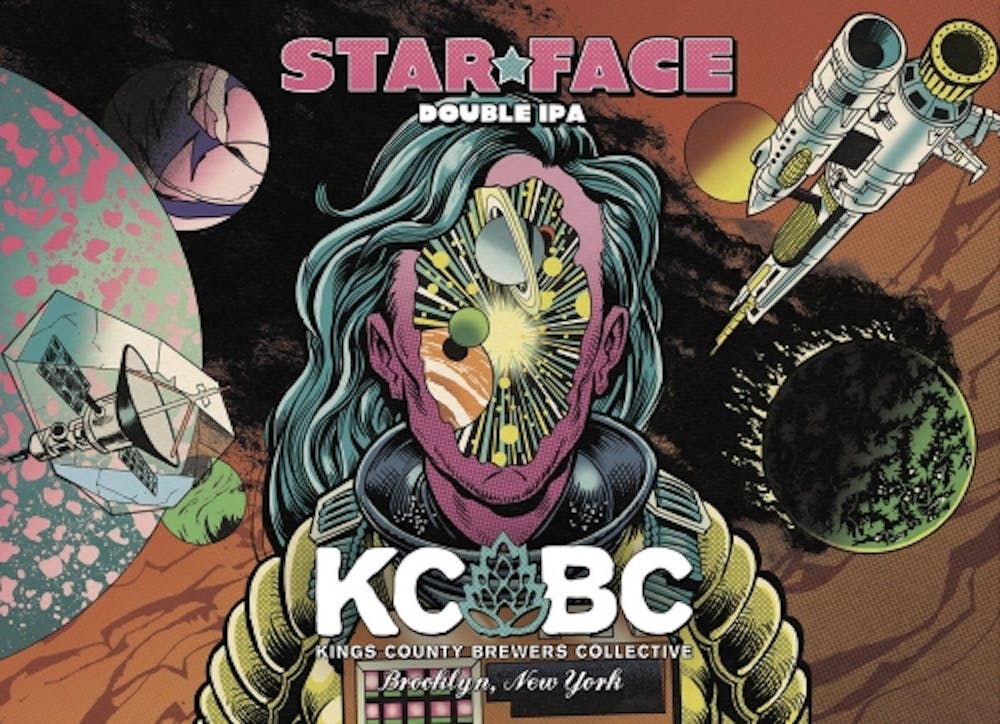 KCBC Star Face DIPA 16oz Can :: IPA/DIPA