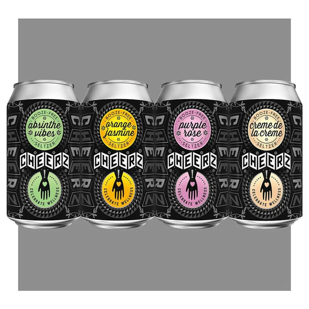 Mighty Kind Cheerz Seltzer Sampler Pack 4-12oz Cans :: Non-Alcoholic ...