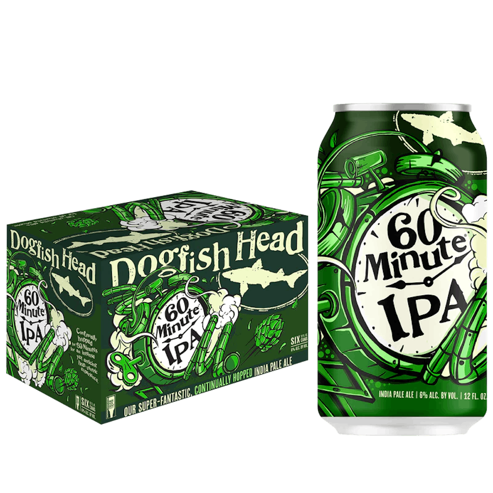 Dogfish Head Craft Brewery 60 Minute IPA 6-12oz Cans :: IPA/DIPA