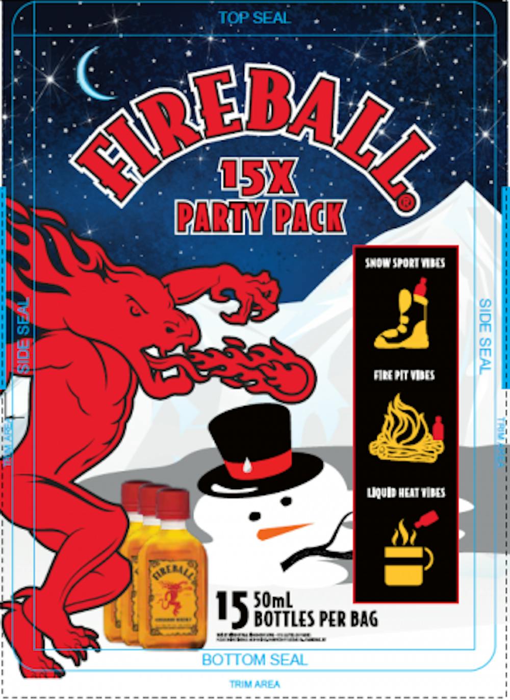 Fireball Cinnamon Winter Bag 15-50ml Bottles :: Whiskey