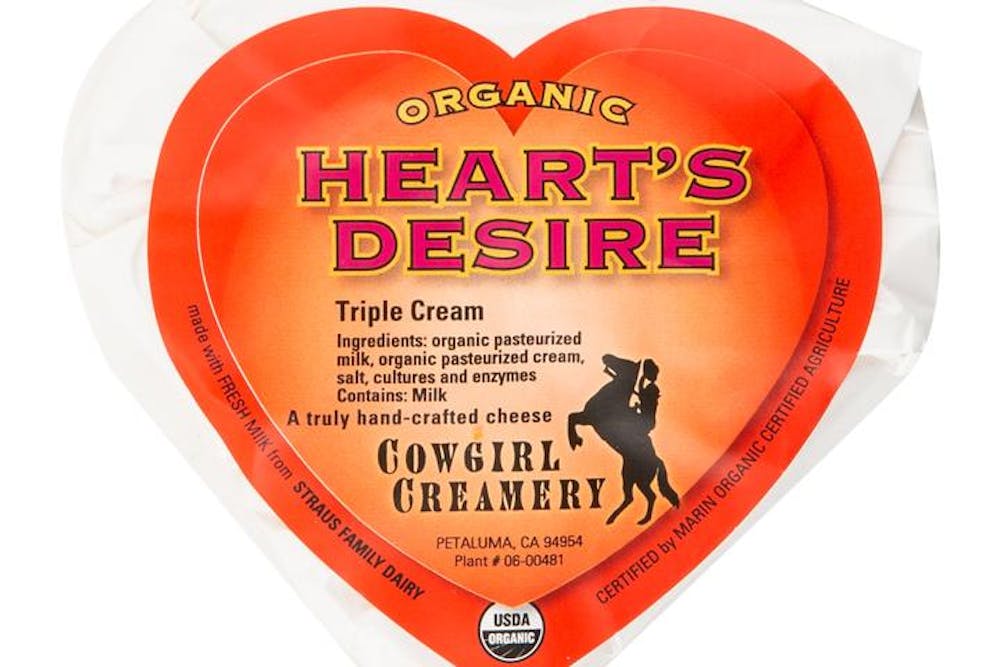 Cowgirl Creamery Organic Heart's Desire Triple Cream :: Cheese