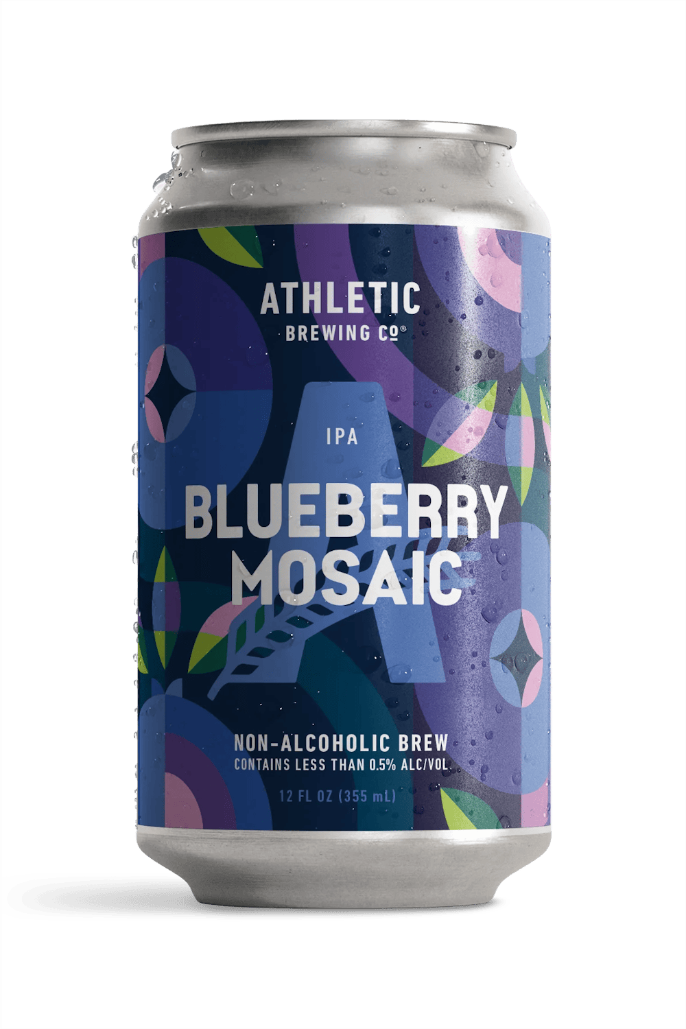 Athletic Brewing Co. Blueberry Mosaic IPA 12oz Can :: Non-Alcoholic Beer