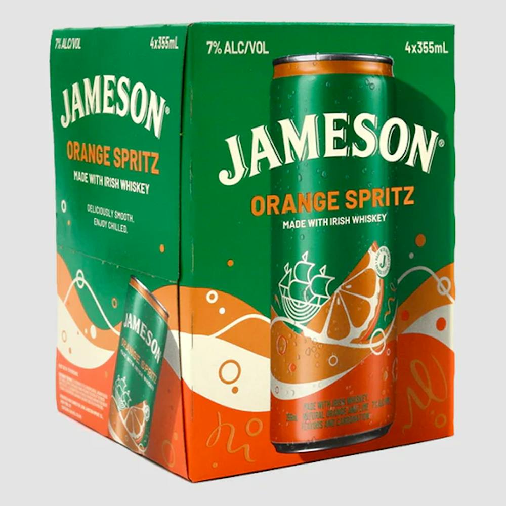 Jameson Orange Spritz Cocktails 4-355ml Cans :: Ready to Go Cocktails