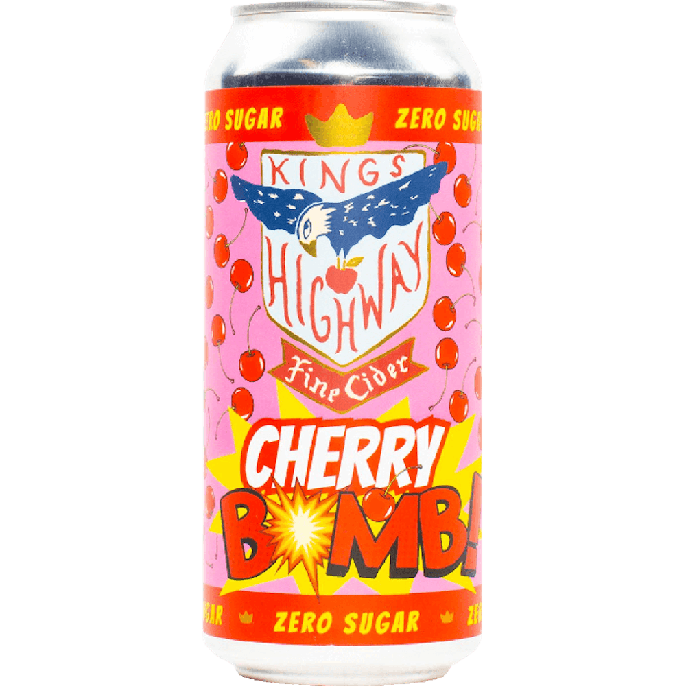 Kings Highway Fine Cider Cherry Bomb! 16oz Can :: Other / Variety Packs