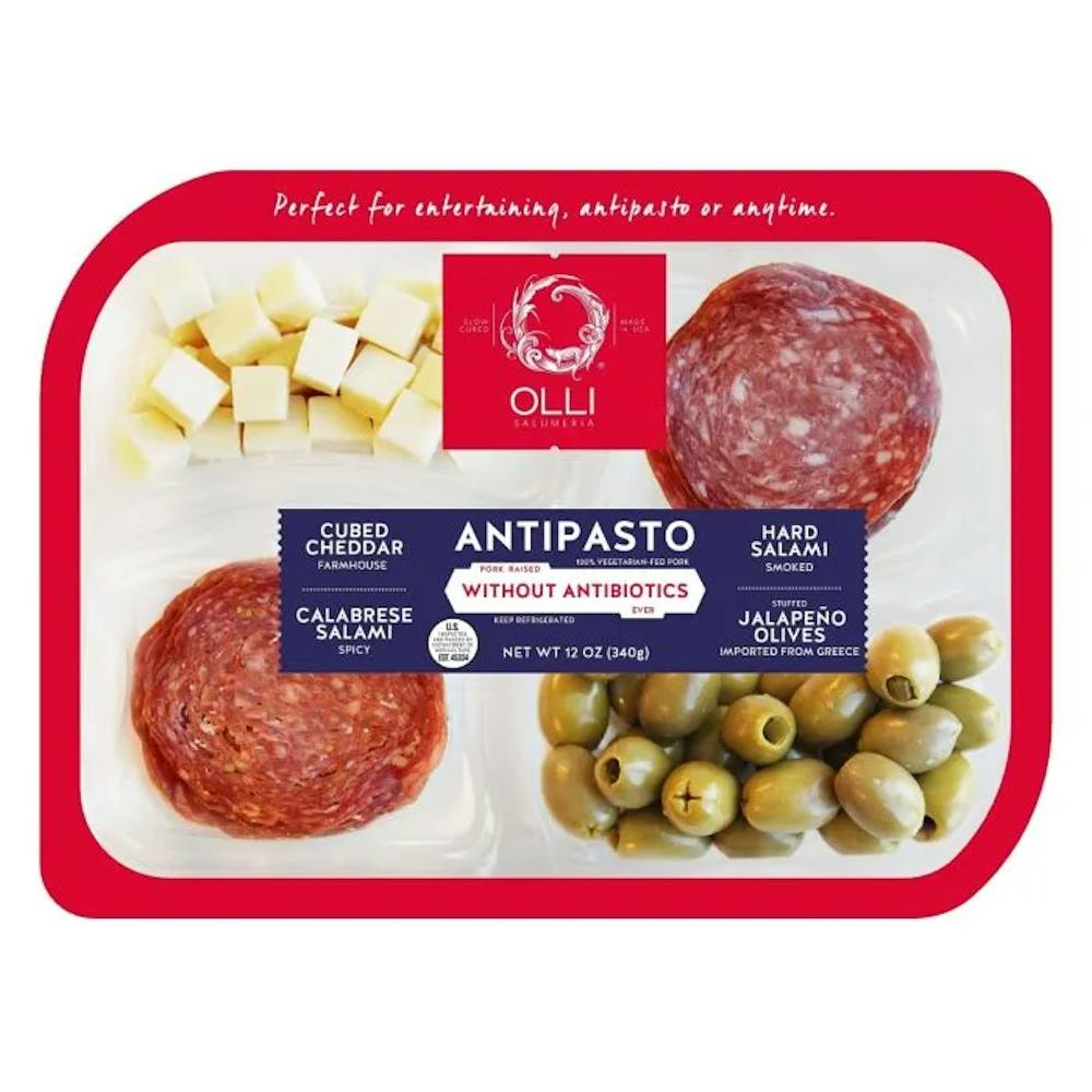 Olli Salumeria Salami Cheddar Jalapeno Olive Antipasto Tray :: Snacks ...