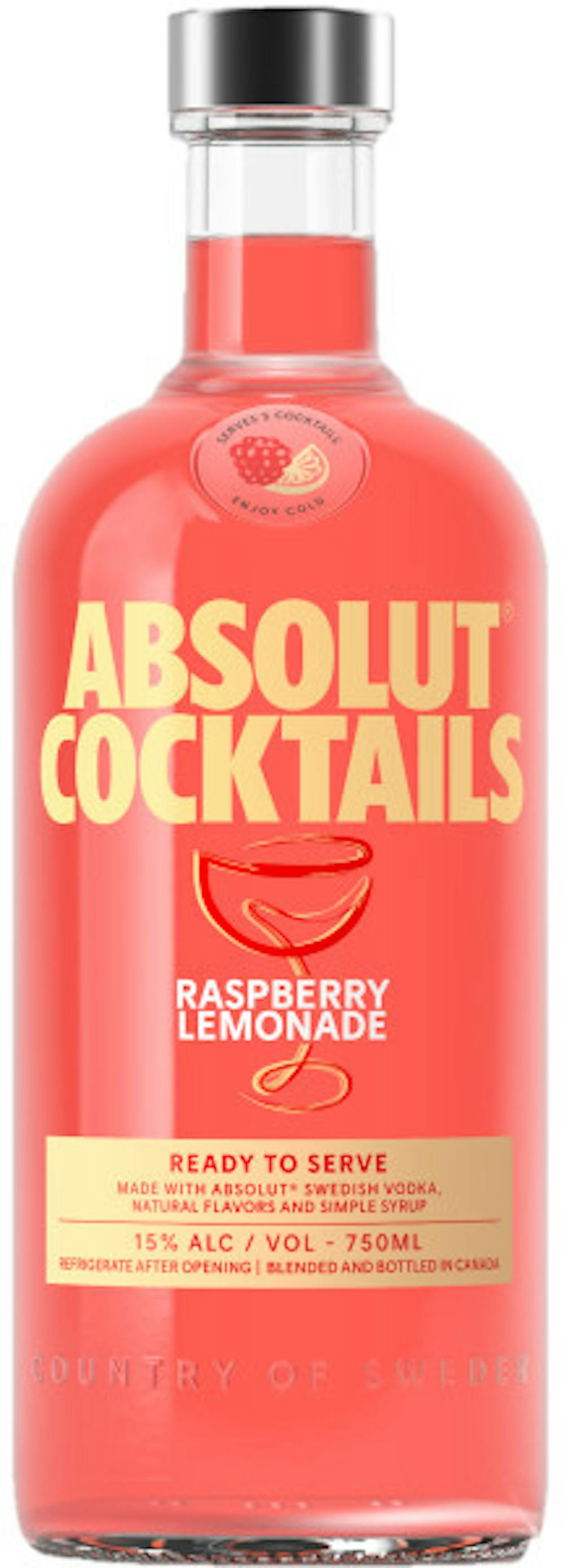 Absolut 'Ready to Serve Cocktail' Raspberry Lemonade :: Ready to Go ...