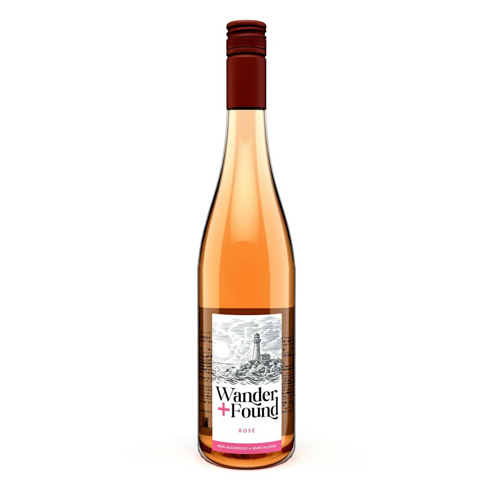 Wander + Found Non-Alcoholic Rose 750ml :: Non-Alcoholic Wine