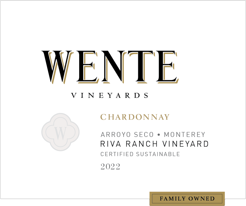 Wente Vineyards 'Riva Ranch' Reserve Chardonnay 2022 :: Chardonnay
