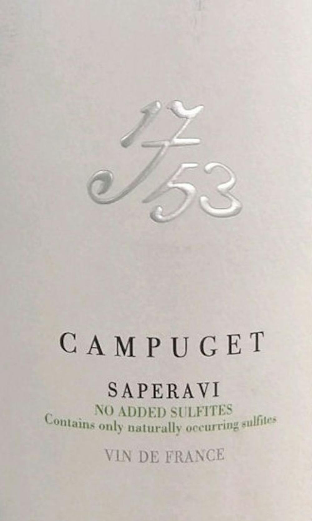Chateau de Campuget '1753' Saperavi Sans Soufre 2022 :: Other Red Wines