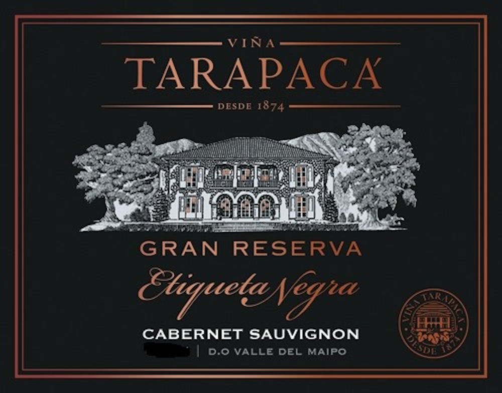 Vina Tarapaca Gran Reserva Etiqueta Negra Cabernet 2019 :: Cabernet ...