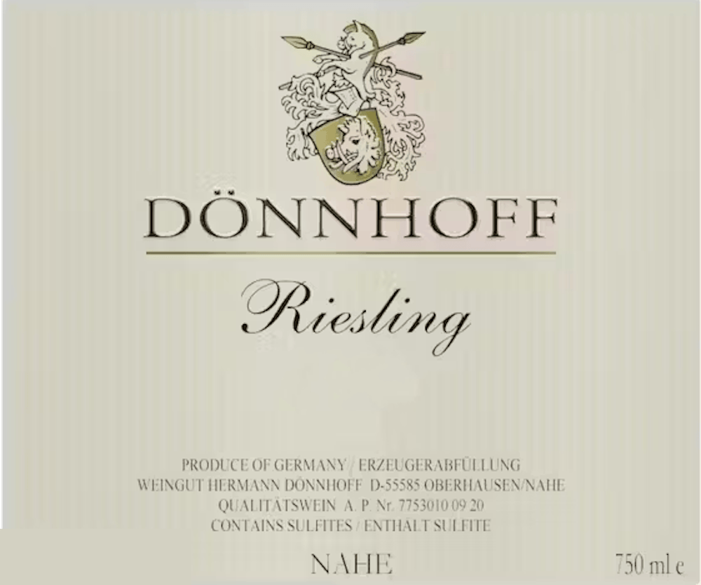 Donnhoff 'Estate' Riesling 2023 :: Riesling