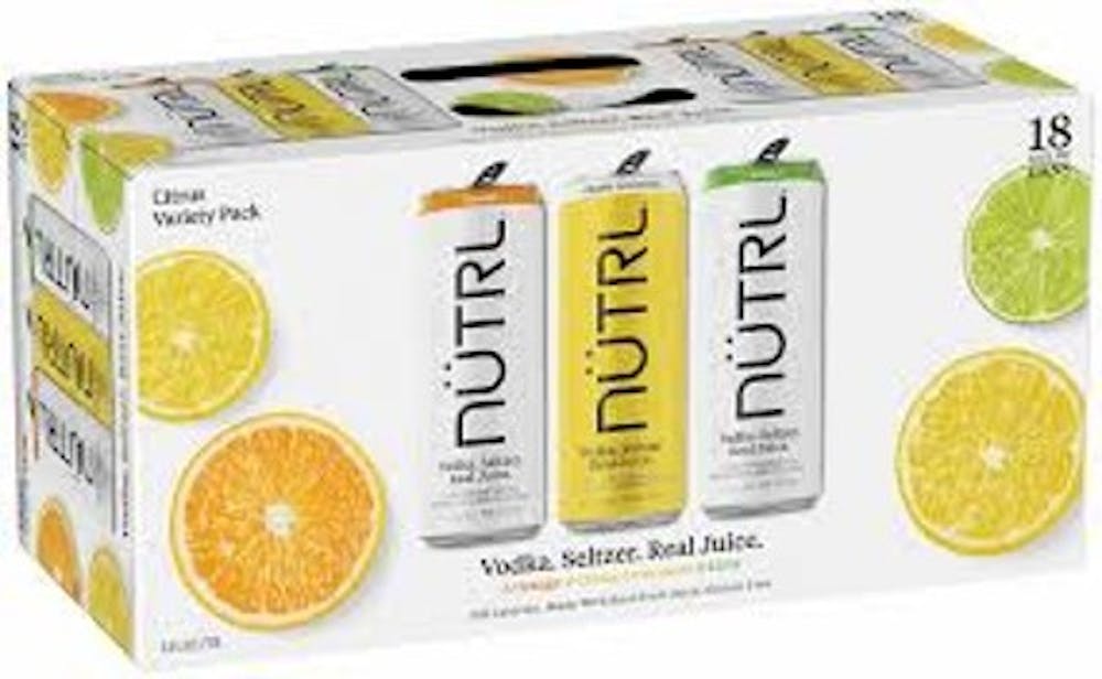 Nutrl Citrus Variety Pack Vodka Seltzer 18-12oz Cans :: Ready to Go ...