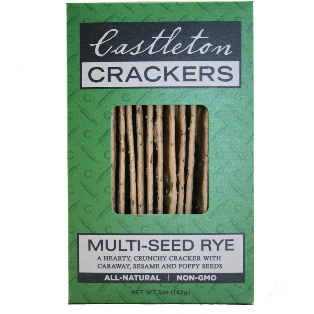 Castleton Crackers Multi-Seed Rye 5oz :: Snacks, Chips, Crackers
