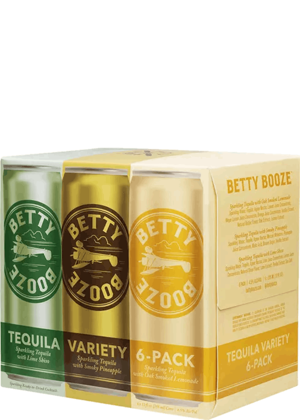 Betty Booze Variety Pack 6-355ml Cans :: Ready to Go Cocktails