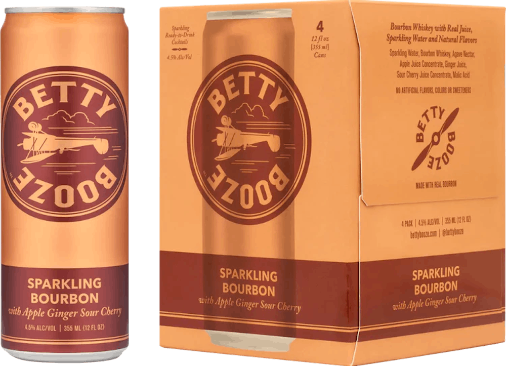 Betty Booze Sparkling Apple Ginger Sour Cherry 4pk-355ml :: Ready to Go ...