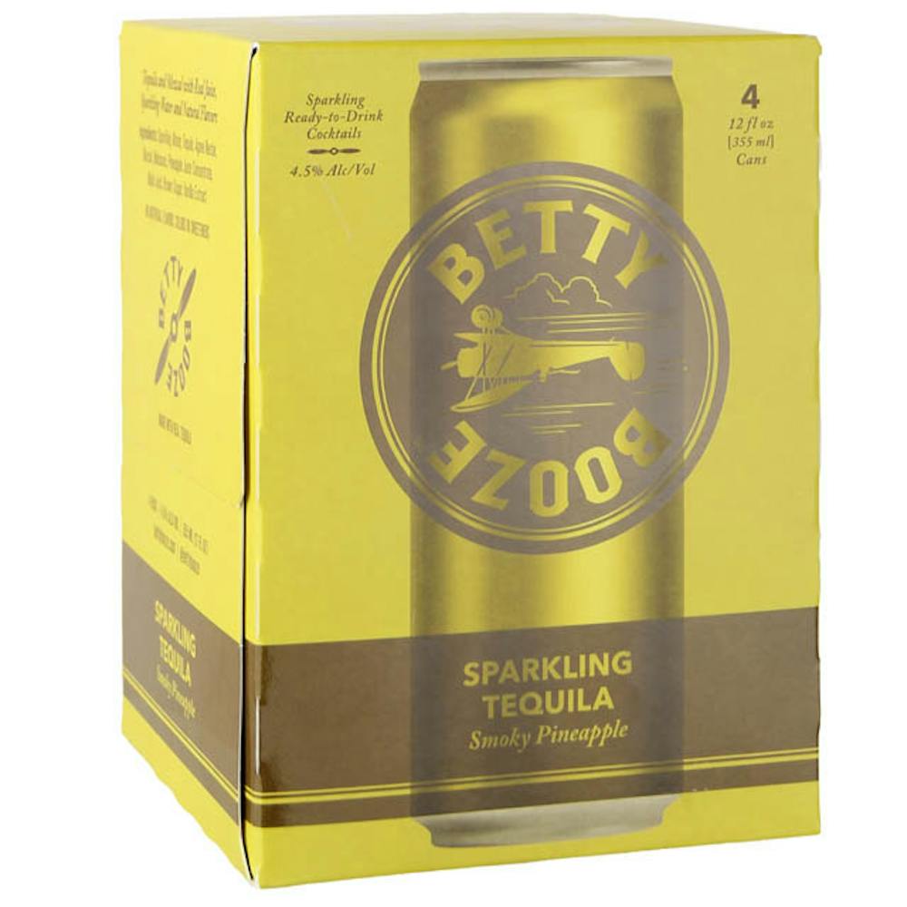 Betty Booze Sparkling Tequila Smoky Pineapple 4-355ml Cans :: Ready to ...