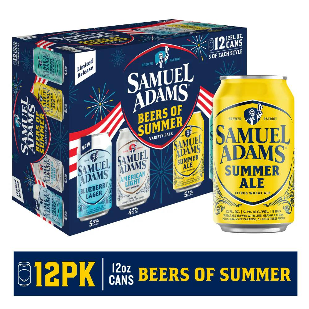 Sam Adams Beers of Summer Variety Pack 12-12oz Cans :: Other / Variety ...