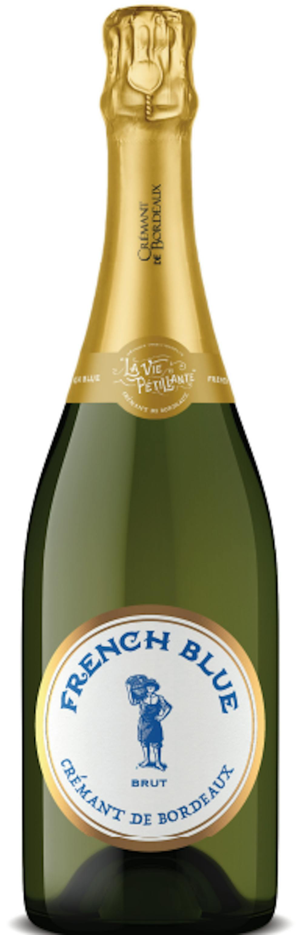 French Blue Brut Cremant De Bordeaux 750ml :: Bubbly Dry