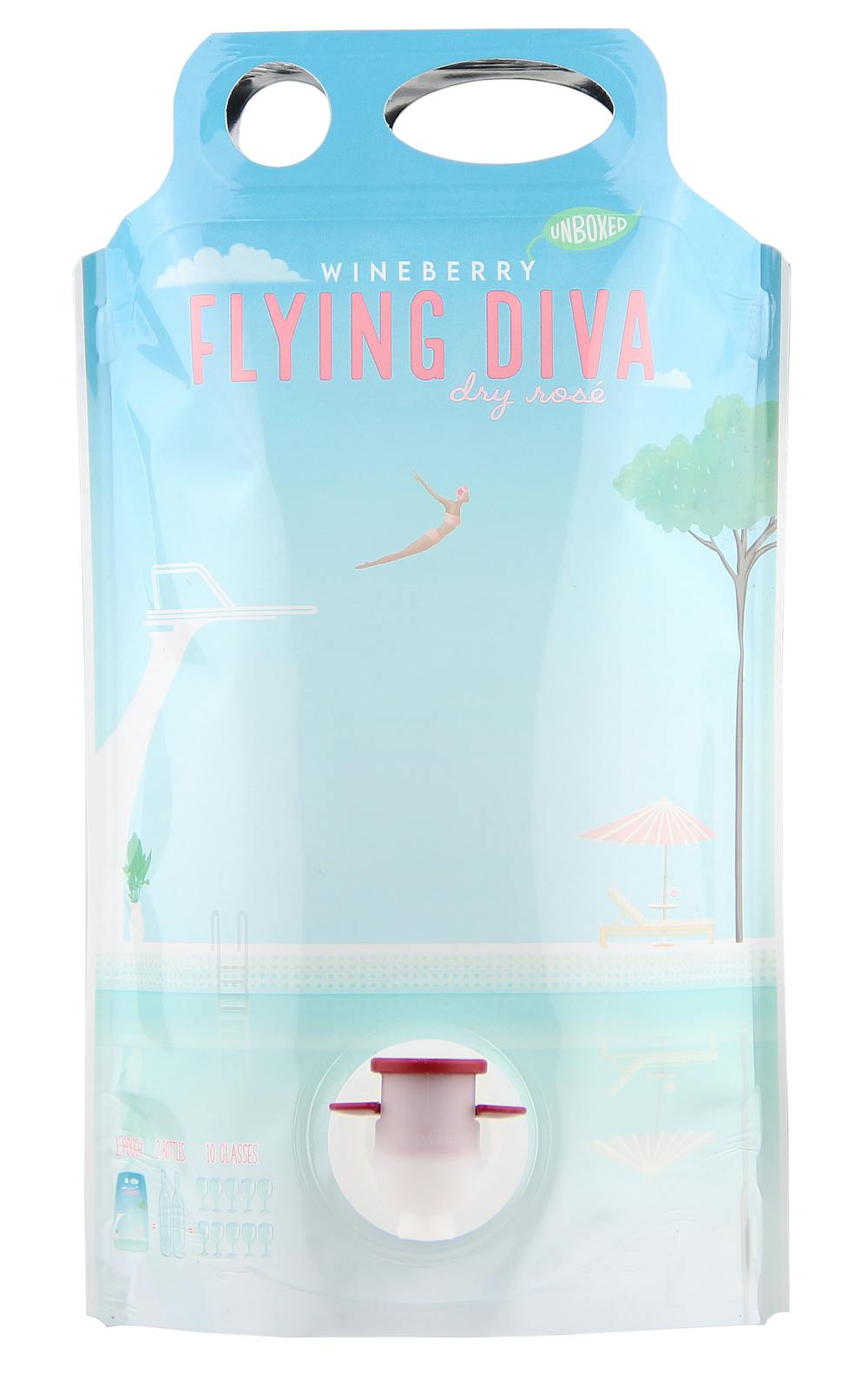 Flying Diva Rose 1.5L :: Rosé