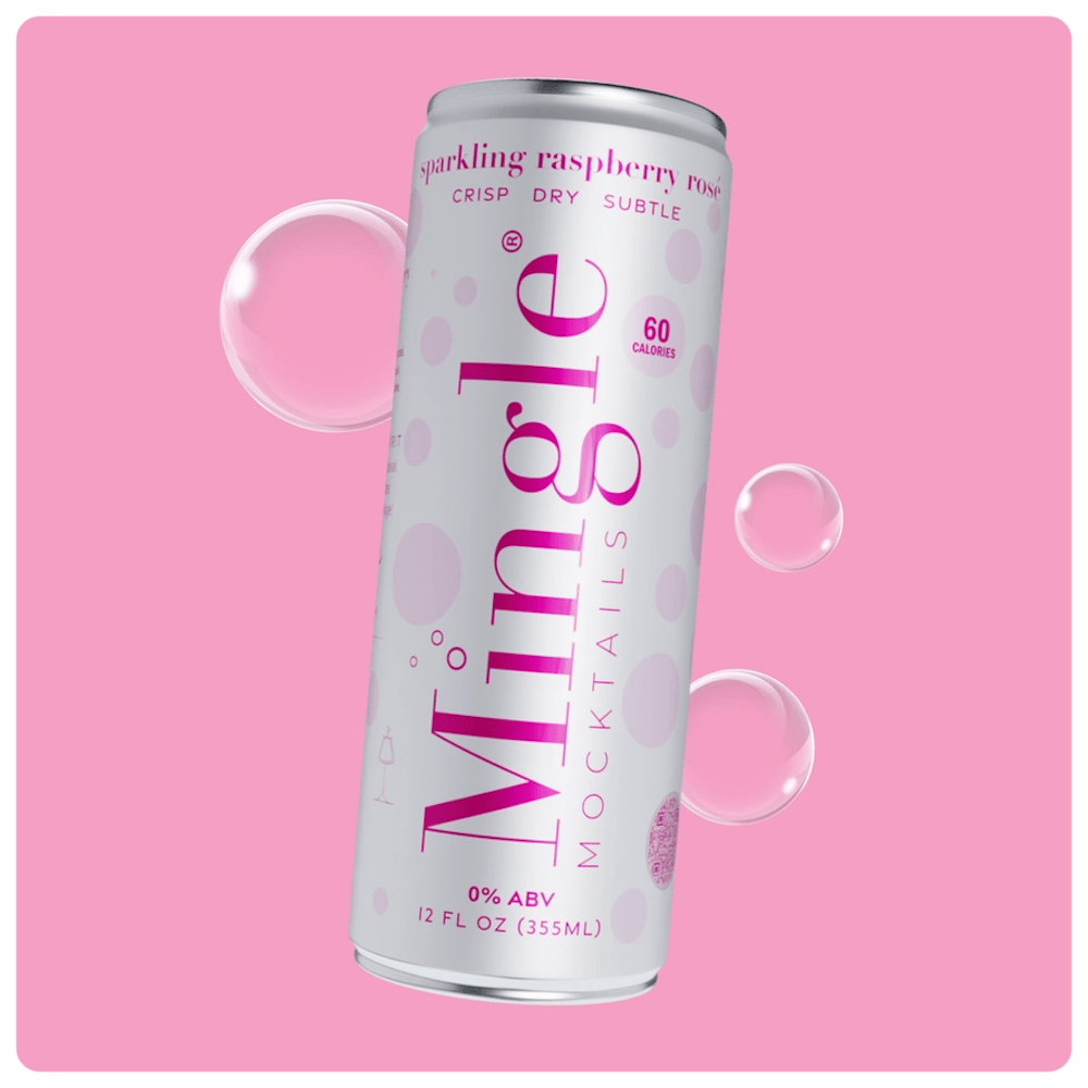 Mingle Mocktails Sparkling Raspberry Rose 12oz Can :: Non-Alcoholic ...