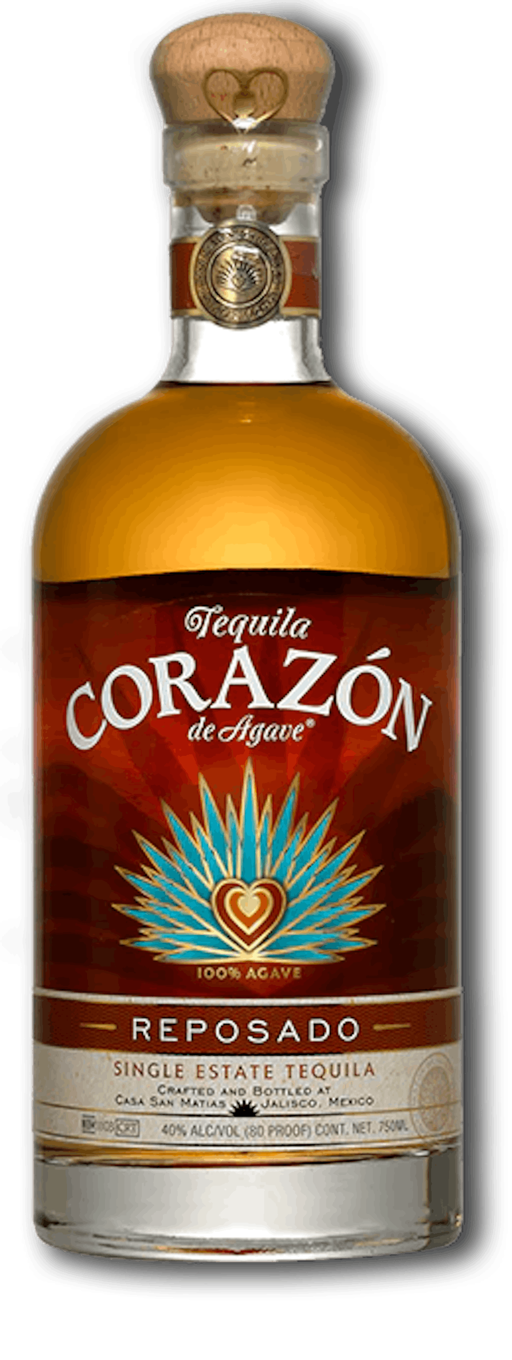Corazon Reposado Tequila 750ml 80proof :: Tequila