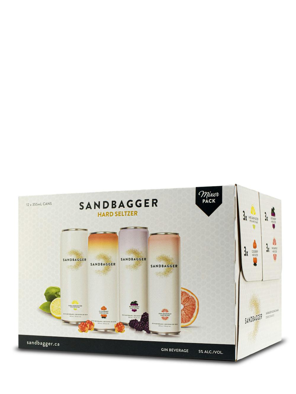 Sandbagger Variety Pack Hard Seltzer 8-12oz Cans :: Ready to Go Cocktails