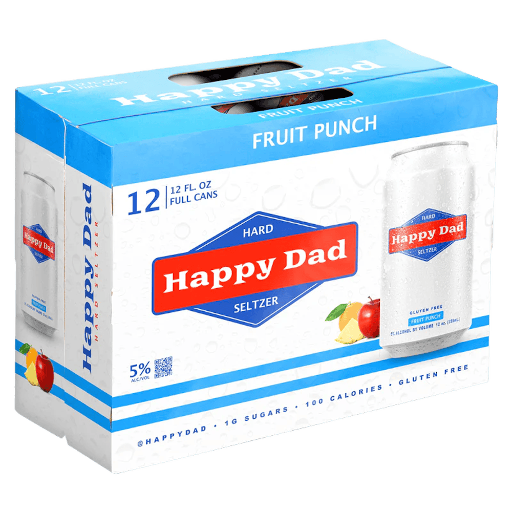Happy Dad 'Fruit Punch' Hard Seltzer 12-12oz Cans :: Other / Variety Packs