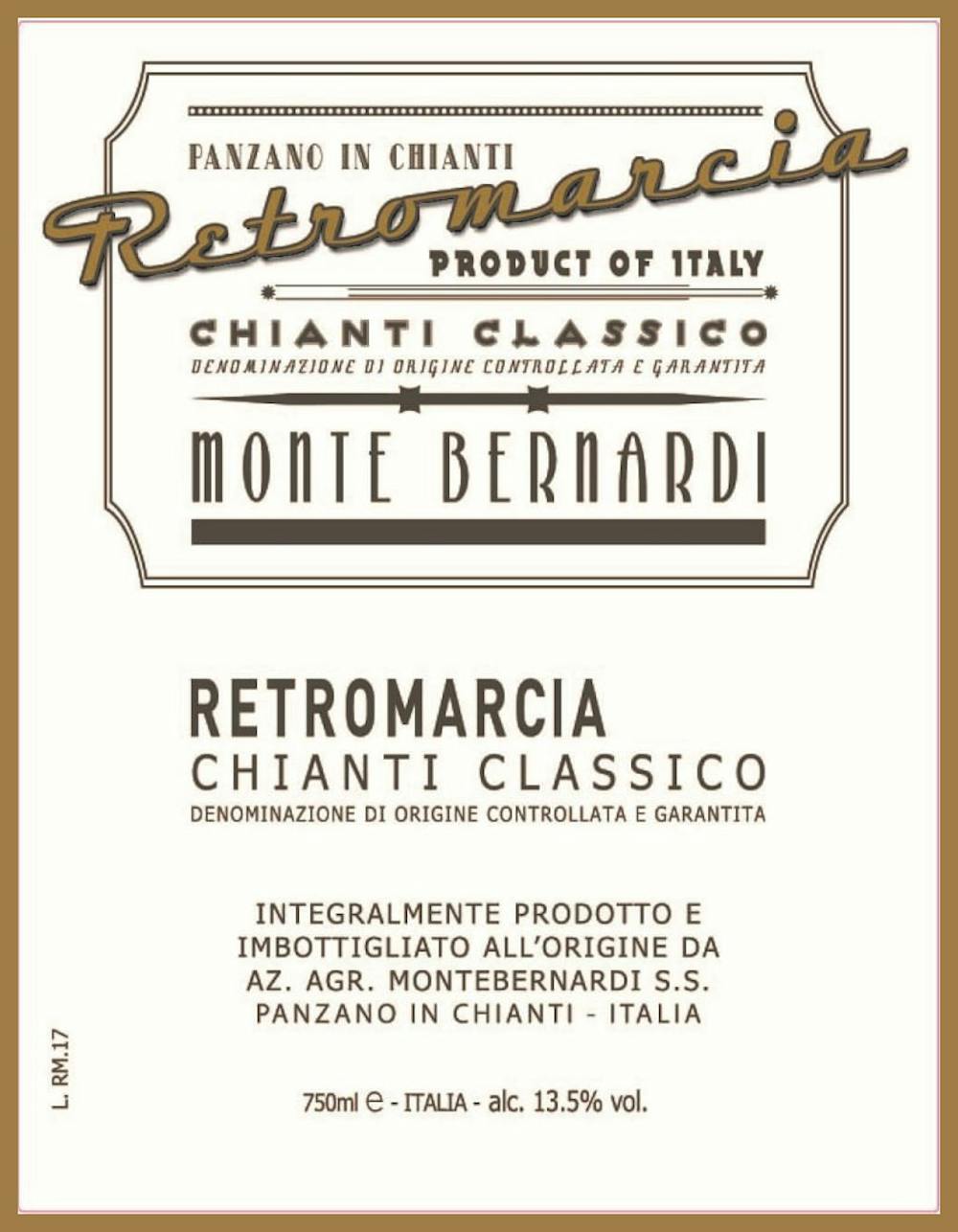 Monte Bernardi 'Retromarcia' Chianti Classico 2022 :: Italian Red